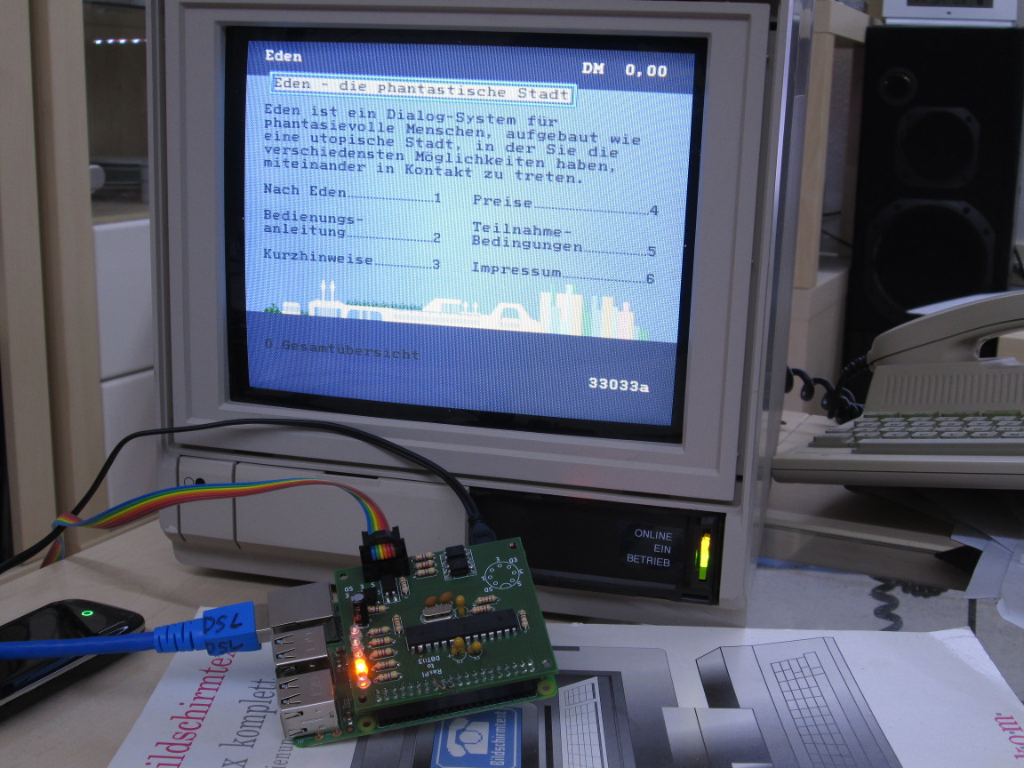 Der neue DBT-03 Emulator – BTX-Museum